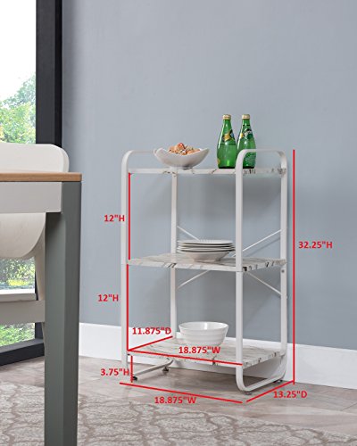 Kings Brand Furniture – Hillcrest 3-Tier Kitchen Baker's Rack - Utility Storage