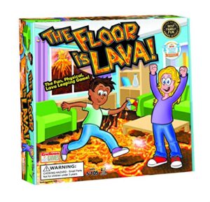 the floor is lava - the original - interactive game for kids and adults - promotes physical activity - indoor and outdoor safe