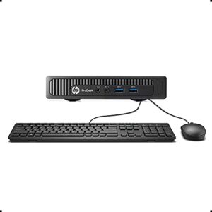 hp 600 g1 micro computer mini tower pc (intel dual core i3-4130t, 8gb ddr3 ram, 256gb solid state ssd, wifi, vga, usb 3.0) win 10 pro (renewed)