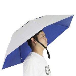 new-vi fishing umbrella hat folding sun rain cap adjustable multifunction outdoor headwear