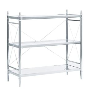 Linon Console Chrome