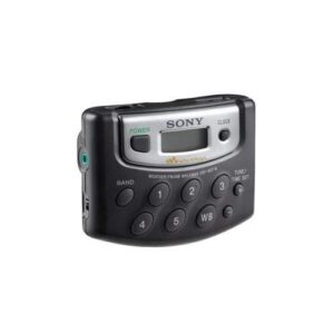 sony srf-m37w compact digital tuning am/fm/weather pocket size portable radio (renewed)