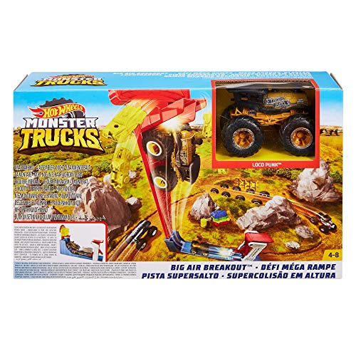 Hot Wheels Monster Trucks Big AIR Breakout Play Set