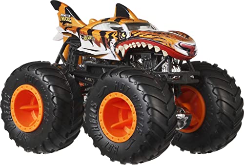 Hot Wheels Monster Trucks, Set of 12 1:64 Scale Die-Cast Toy Trucks for Kids and Collectors, Styles May Vary [Amazon Exclusive]