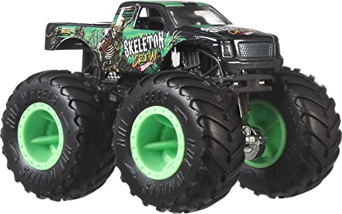 Hot Wheels Monster Trucks, Set of 12 1:64 Scale Die-Cast Toy Trucks for Kids and Collectors, Styles May Vary [Amazon Exclusive]