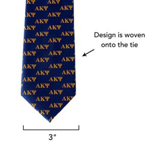 Desert Cactus Alpha Kappa Psi Fraternity Necktie Tie Greek Formal Occasion Standard Length Width AKPsi (Letter Necktie)