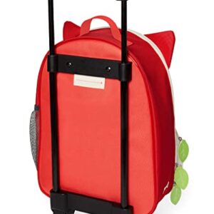 Skip Hop Kids Rolling Backpack, Zoo, Fox