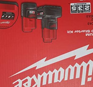 Milwaukee 48-59-2424P M12 REDLITHIUM CP2.0 & XC4.0 StarterKit