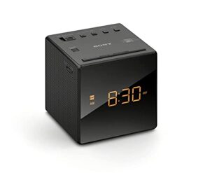 sony icfc-1 alarm clock radio led black (renewed)