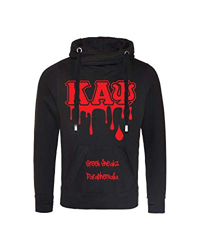 Kappa Alpha Psi Cross Over Neck Hoodie