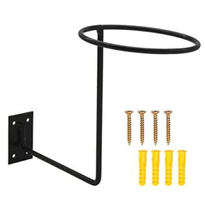 yothg display rack storage holder wig hook hanger multifuctional wall mount hat black durable ball screws thickened base(black)