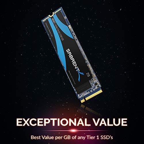 SABRENT 2TB Rocket NVMe PCIe M.2 2280 Internal SSD High Performance Solid State Drive (SB-ROCKET-2TB)