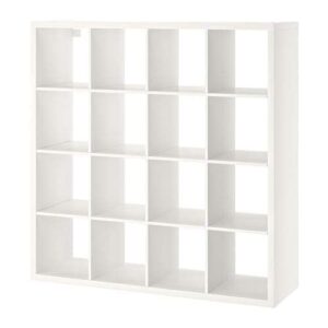 ikea ' new kallax shelf unit white, 57 7/8x57 7/8"