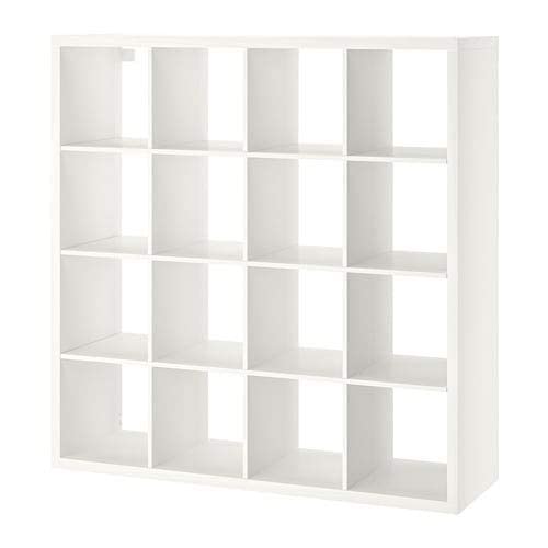 Ikea ' New KALLAX Shelf Unit White, 57 7/8x57 7/8"