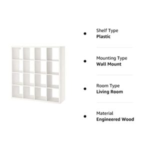 Ikea ' New KALLAX Shelf Unit White, 57 7/8x57 7/8"