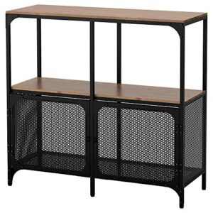 ikea fjällbo shelf unit, black