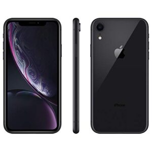 apple iphone xr, 64gb, black - unlocked (renewed)