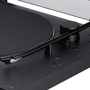 Sony PS-LX310BT Belt Drive Turntable: Fully Automatic Wireless Vinyl Record Player with Bluetooth and USB Output Black