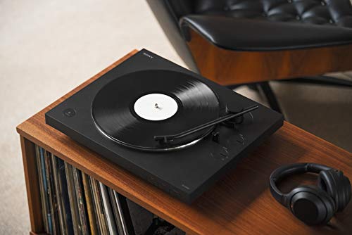 Sony PS-LX310BT Belt Drive Turntable: Fully Automatic Wireless Vinyl Record Player with Bluetooth and USB Output Black