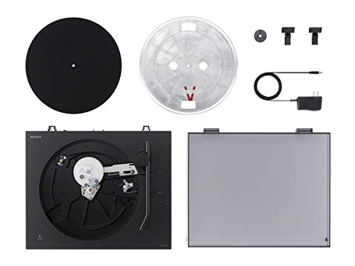 Sony PS-LX310BT Belt Drive Turntable: Fully Automatic Wireless Vinyl Record Player with Bluetooth and USB Output Black