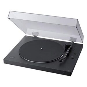 Sony PS-LX310BT Belt Drive Turntable: Fully Automatic Wireless Vinyl Record Player with Bluetooth and USB Output Black