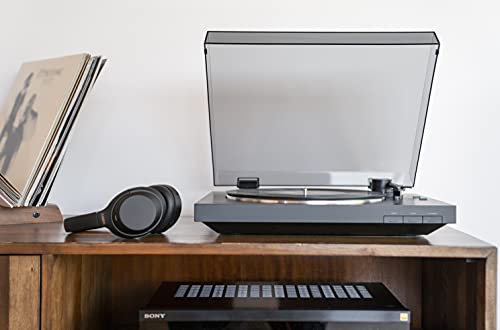 Sony PS-LX310BT Belt Drive Turntable: Fully Automatic Wireless Vinyl Record Player with Bluetooth and USB Output Black