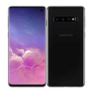 samsung galaxy s10, 128gb, prism black - unlocked (renewed)