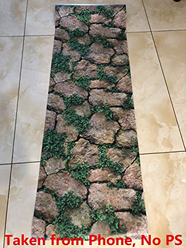 Yancorp 10ft Brick Contact Paper Peel and Stick Wallpaper Self-Adhesive Stone Contact Paper Fireplace Kitchen Backsplash Covers