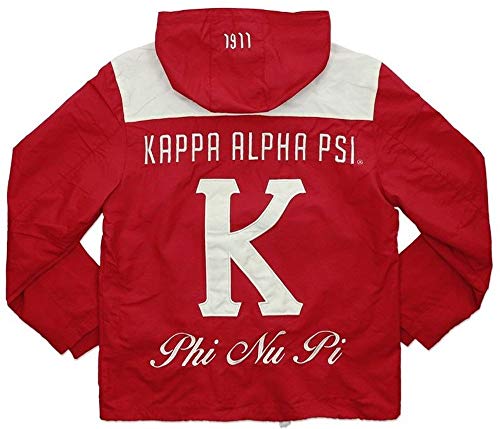 Kappa Alpha Psi Windbreaker Jacket 1911 [3XL] Red