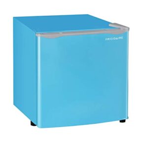 frigidaire efr115-blue 1.6 cu ft compact fridge for office, dorm room, mancave or rv, blue