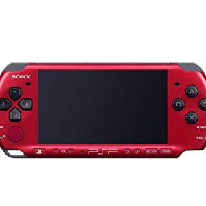 Sony Playstation Portable PSP 3000 Series Handheld Gaming Console System (Red/Black) (Renewed)