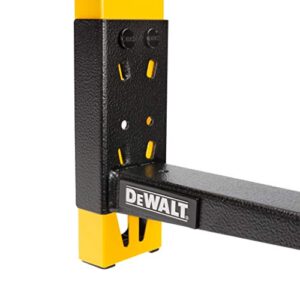 DEWALT 3-Piece Wall Mount Cantilever Wood and Lumber Storage Rack for Workshop Shelving, Multi-Depth Storage, Supports a Total of 273 lbs.