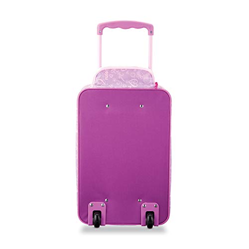 American Tourister Kids' Disney Softside Upright Luggage,Telescoping Handles, Princess 2, 18"