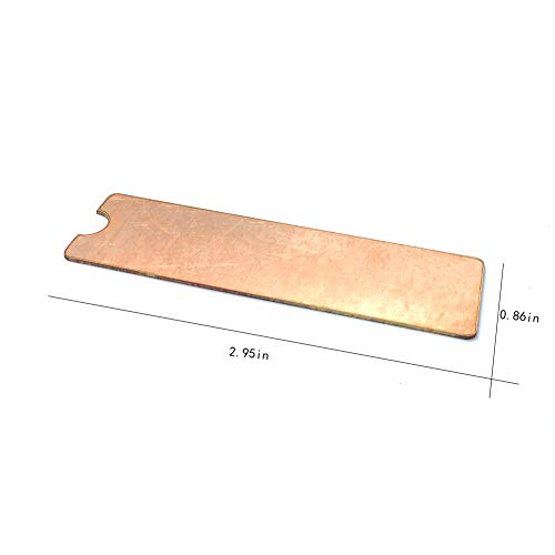 M.2 Heatsink Copper, m2 pcie NVMe Laptop PS5 Heatsink Copper，with Silicone Thermal Pad, for M.2 2280 SSD Laptop