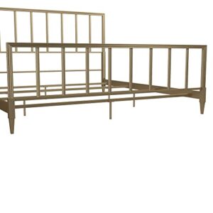 CosmoLiving by Cosmopolitan Blair Bed, Gold