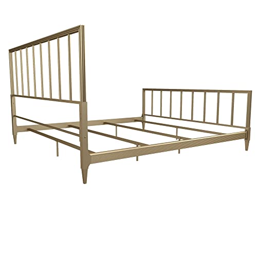 CosmoLiving by Cosmopolitan Blair Bed, Gold