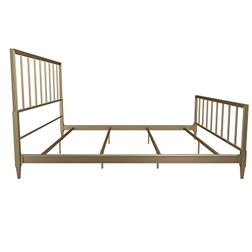 CosmoLiving by Cosmopolitan Blair Bed, Gold