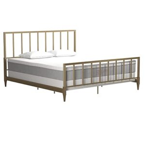 CosmoLiving by Cosmopolitan Blair Bed, Gold