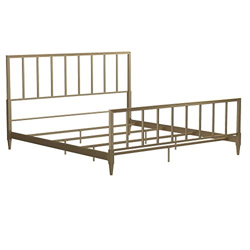 CosmoLiving by Cosmopolitan Blair Bed, Gold