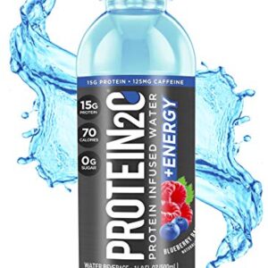 Protein2o 15g Whey Protein Infused Water Plus Energy, Variety Pack, 16.9 oz Bottle (12 Count)