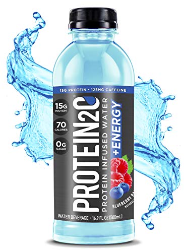 Protein2o 15g Whey Protein Infused Water Plus Energy, Variety Pack, 16.9 oz Bottle (12 Count)