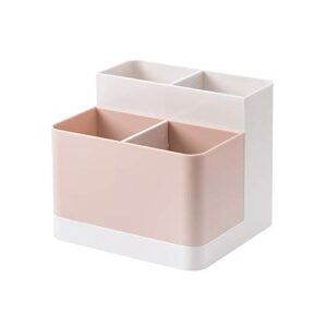 poeland desktop storage organizer pencil card holder box container for desk, office supplies, vanity table