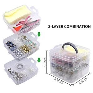 EDOBLUE Deluxe Jewelry Making Supplies Kit Includes Charms, Beads for Bracelets, Pliers, Findings,Necklaces, Bead Wire,Earrings, Beading Kit, DIY Crafts for Adults, Teenagers & Teen Girls