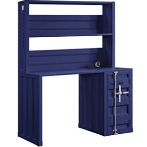 ACME Cargo Desk & Hutch - - Blue