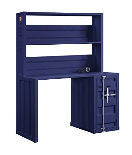 ACME Cargo Desk & Hutch - - Blue