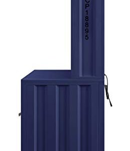 ACME Cargo Desk & Hutch - - Blue