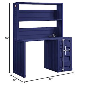 ACME Cargo Desk & Hutch - - Blue