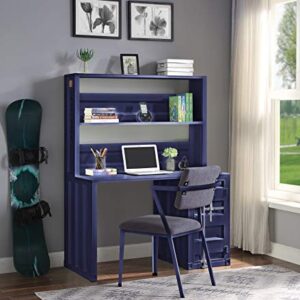 ACME Cargo Desk & Hutch - - Blue