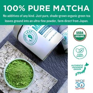 Jade Leaf Matcha Organic Green Tea Powder - Barista Edition - Ceremonial Grade For Cafe Quality Tea & Lattes - Authentic Japanese Origin (1 Pound Pouch)