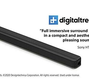 Sony HTX8500 2.1ch Dolby Atmos/DTS:X Soundbar with Built-in subwoofer, Black